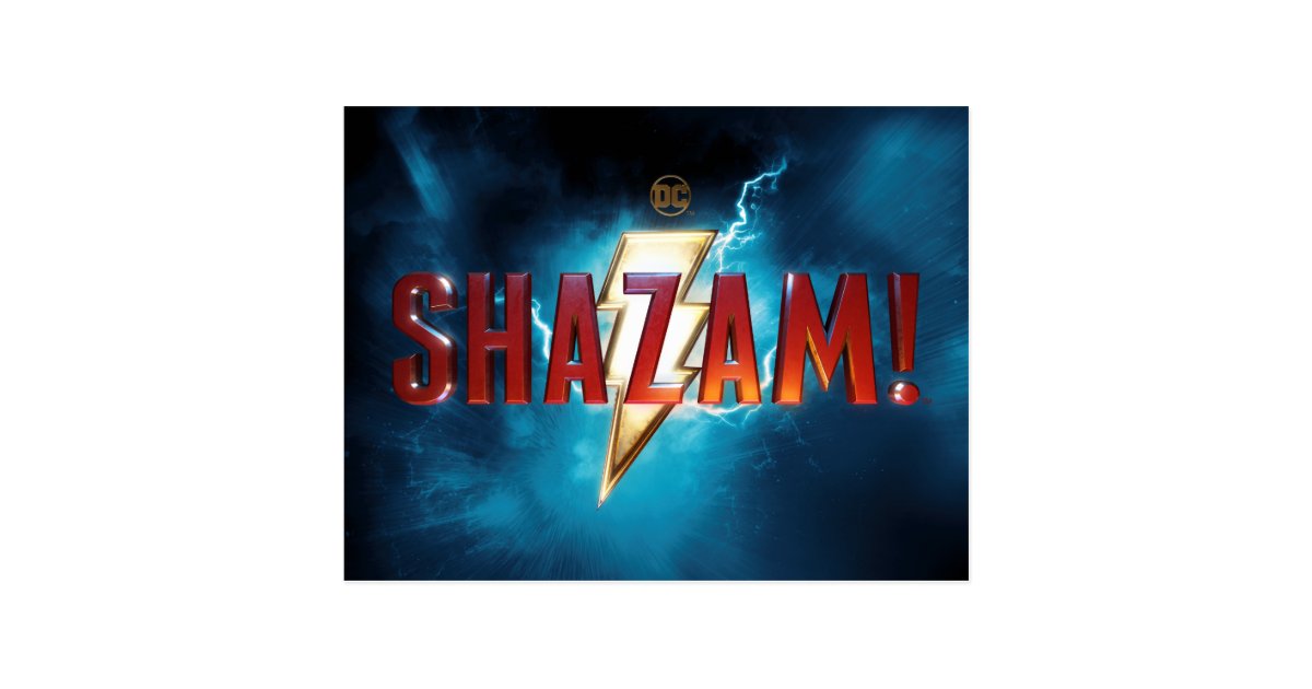 SHAZAM! | Theatrical Logo Postcard | Zazzle.com