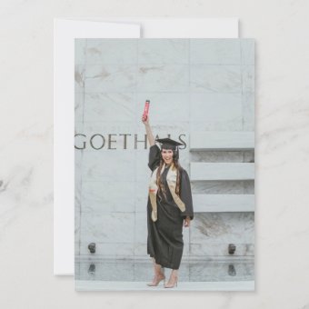 She Did It Graduation Party Invitation | Zazzle