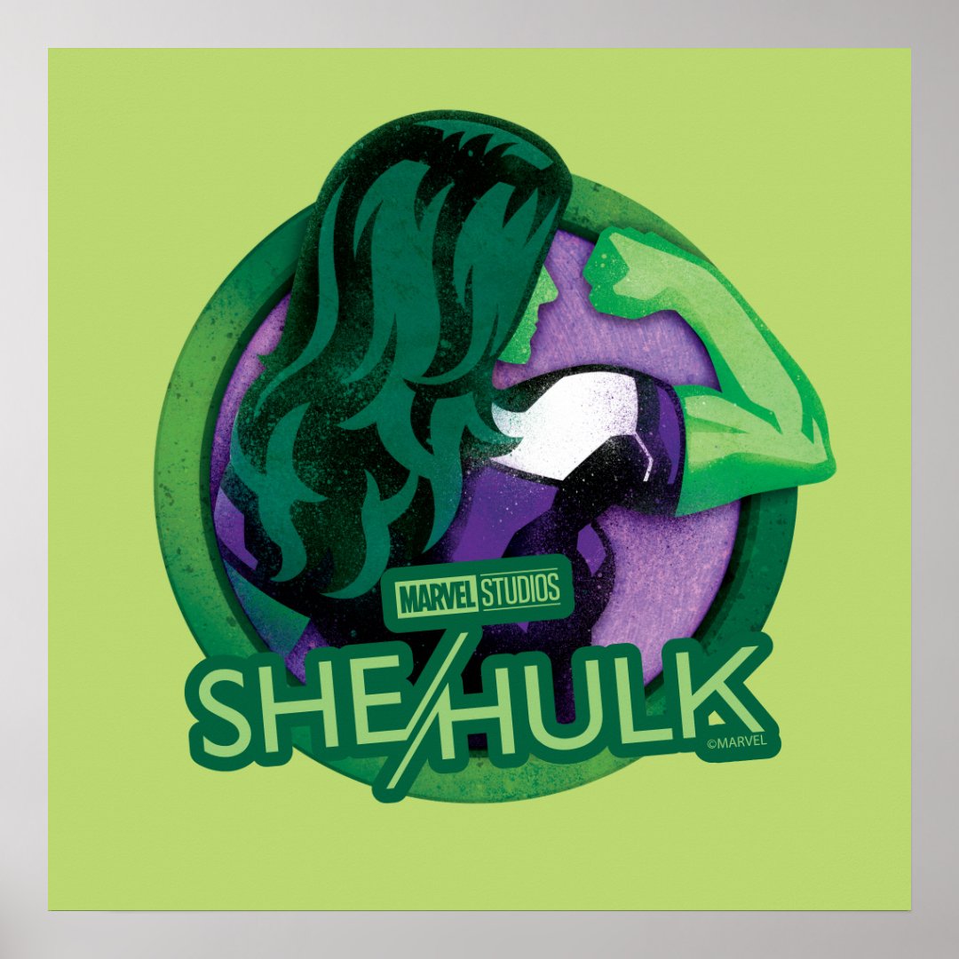 She-Hulk Icon Poster | Zazzle