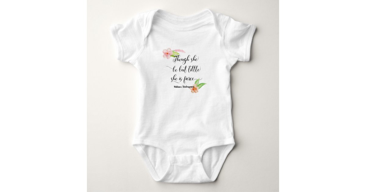 She is fierce baby bodysuit | Zazzle