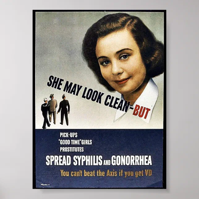 She May Look Clean - But Poster | Zazzle