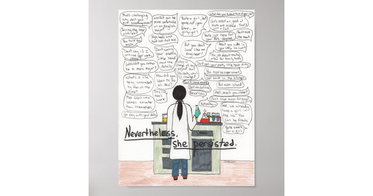 She Persisted (STEM) Poster | Zazzle