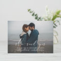 She Said Yes Calligraphy Photo Engagement Party Invitation | Zazzle
