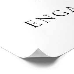 She Said Yes Engagement Party Welcome Sign | Zazzle