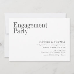 she said yes modern script photo engagement invitation | Zazzle