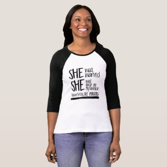 She was warned -- T-Shirt | Zazzle