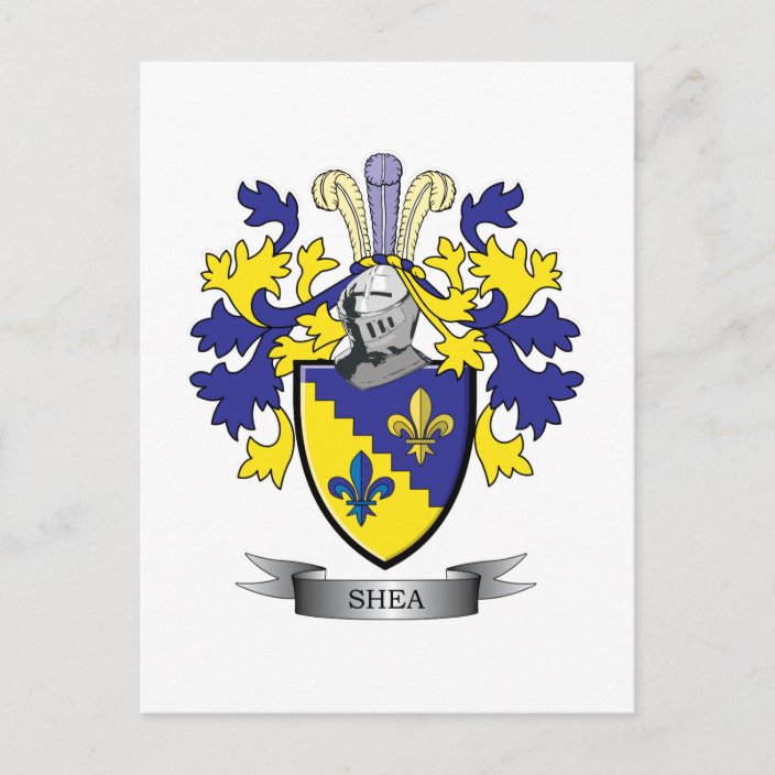 Shea Coat of Arms Postcard | Zazzle.com