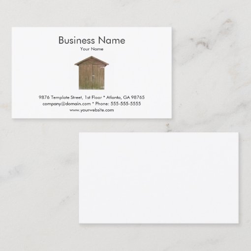 Shed Business Card | Zazzle