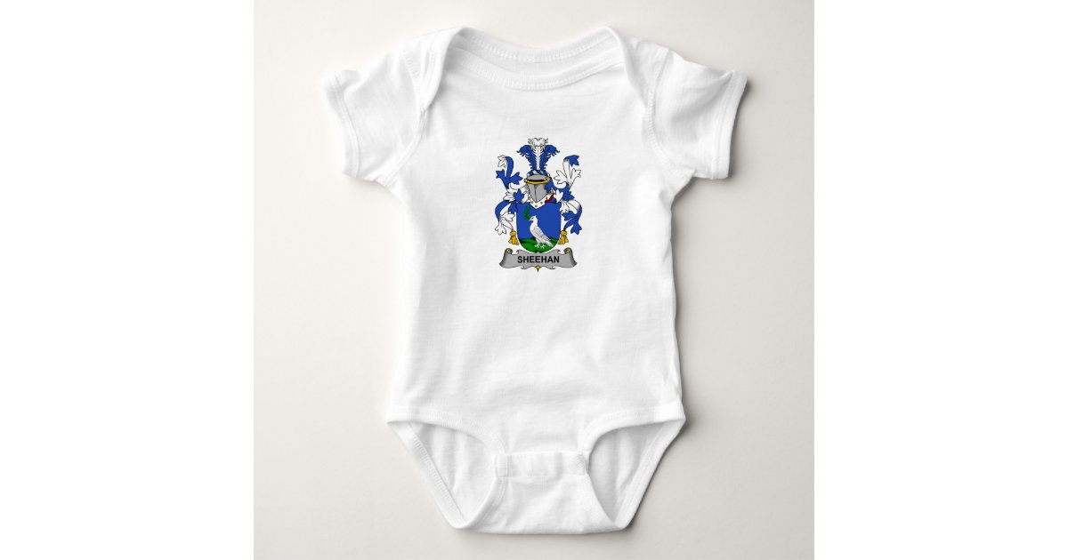 Sheehan Family Crest Baby Bodysuit | Zazzle
