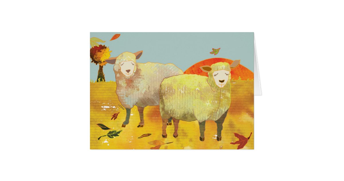 Sheep Blank Card | Zazzle
