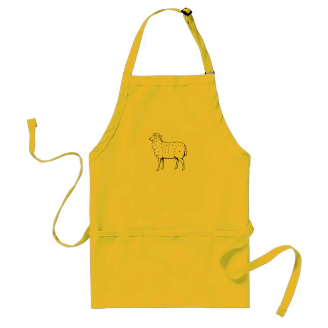 Sheep Butcher Apron | Zazzle