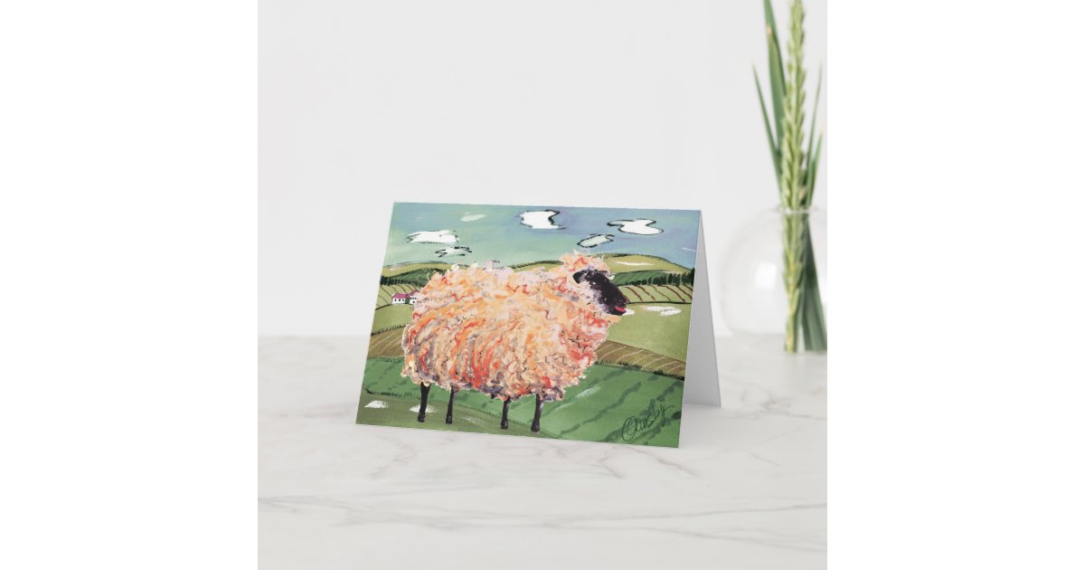 sheep card | Zazzle