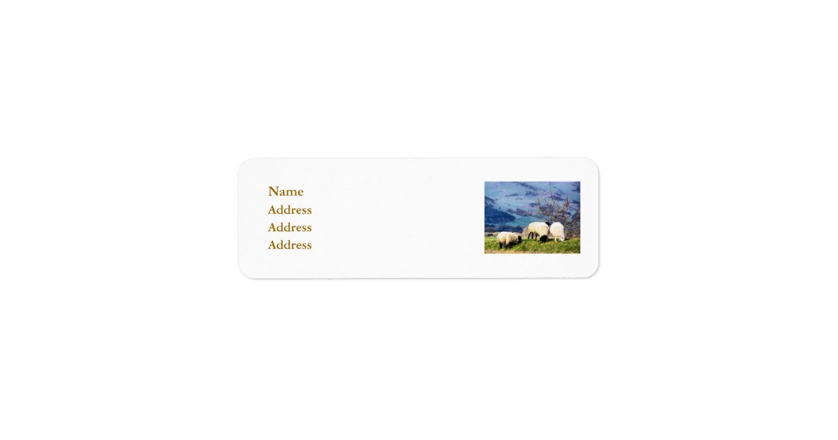 SHEEP LABEL | Zazzle