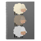Fluffy Sheep Crafts Pattern Notebook | Zazzle.com