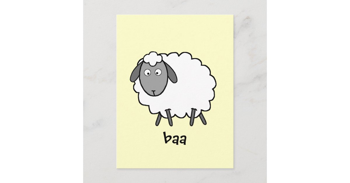 Sheep Postcard | Zazzle