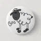 Sheep Stick Figure Button | Zazzle