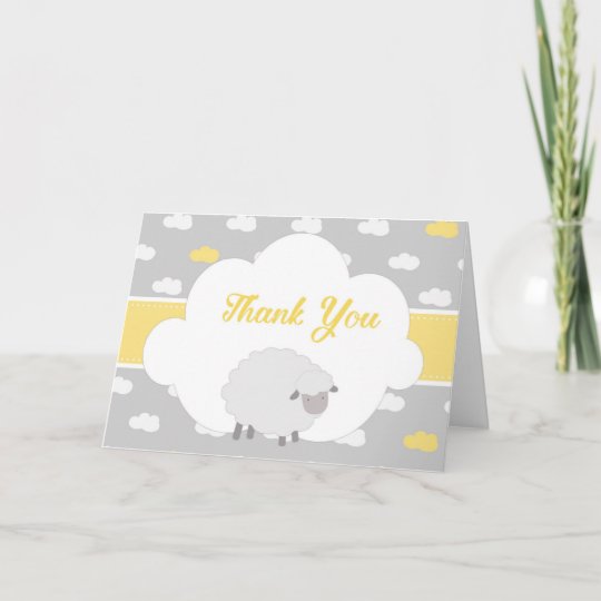 Sheep Thank You Card | Zazzle.com