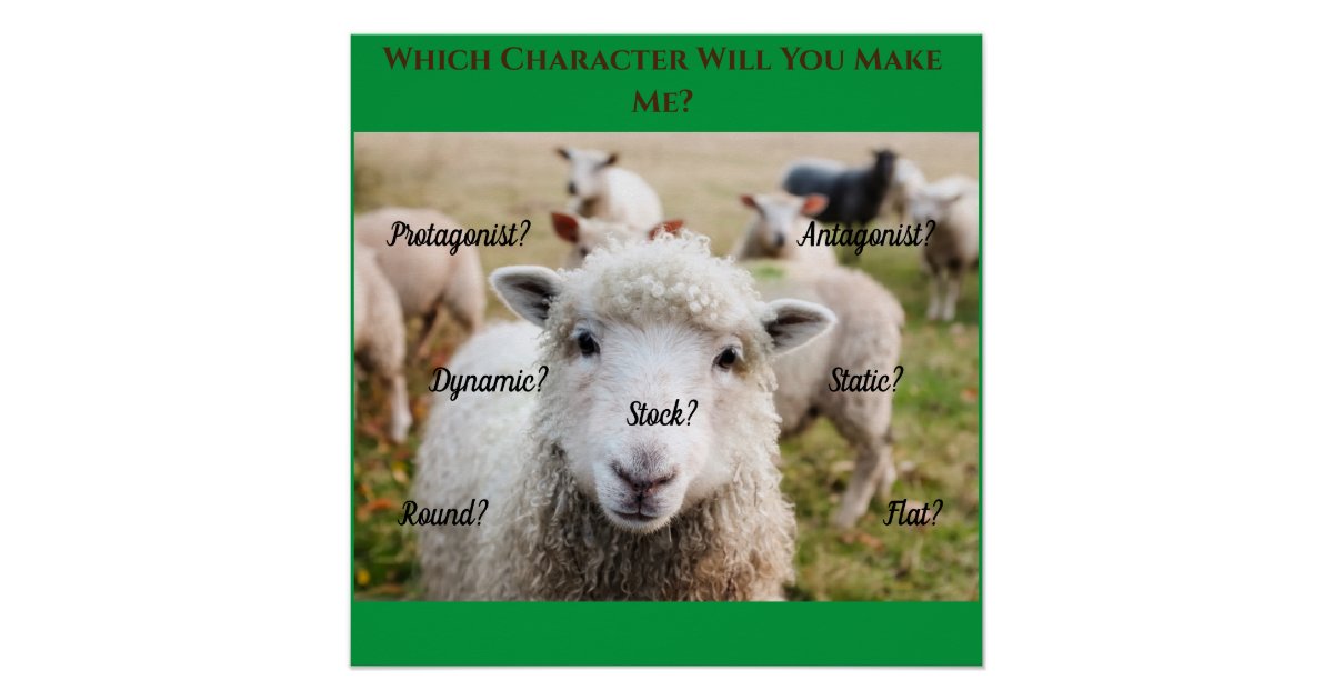 Sheep's Question Poster | Zazzle