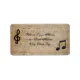Sheet Music - Address Label | Zazzle