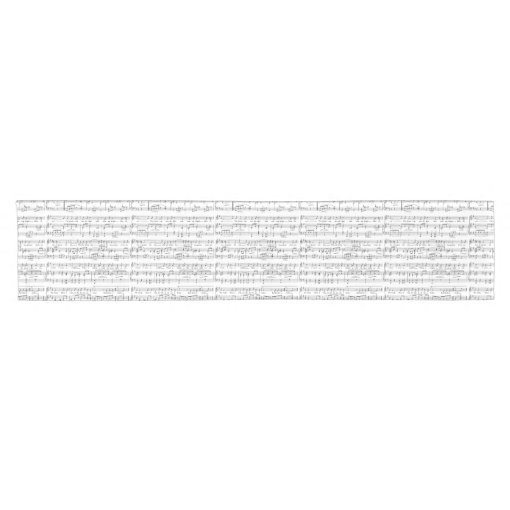 Sheet Music Black and White Pattern Short Table Runner | Zazzle
