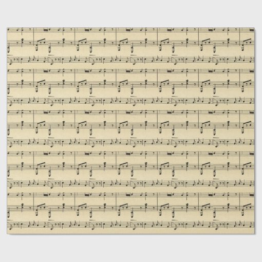 Sheet Music Wrapping Paper | Zazzle