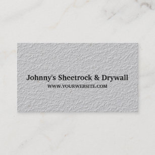 Drywall Business Cards - Business Card Printing | Zazzle