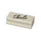 Sheila name in cursive script lettering rubber stamp | Zazzle