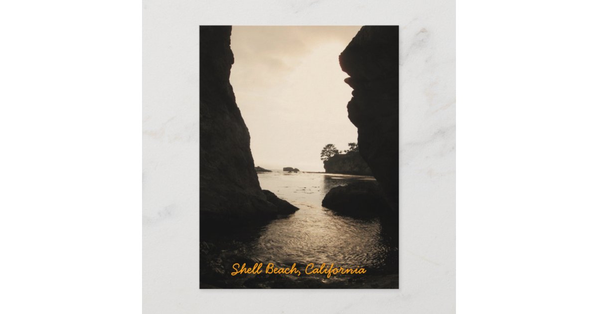 Shell Beach, California Postcard | Zazzle