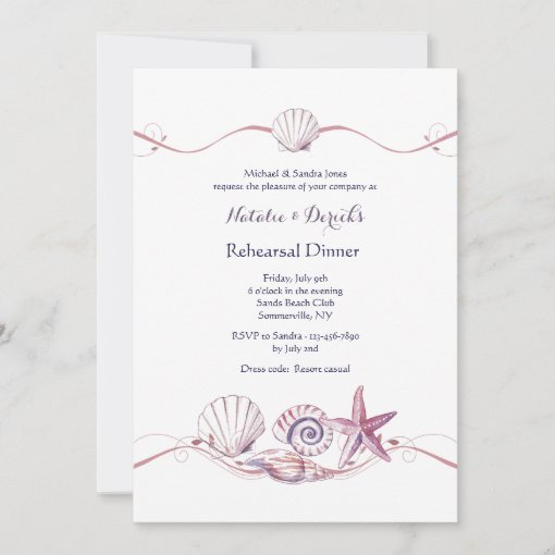 Shell Collection Invitation | Zazzle