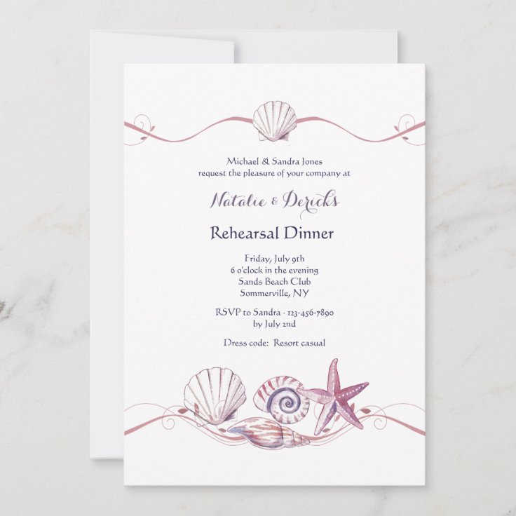 Shell Collection Invitation | Zazzle