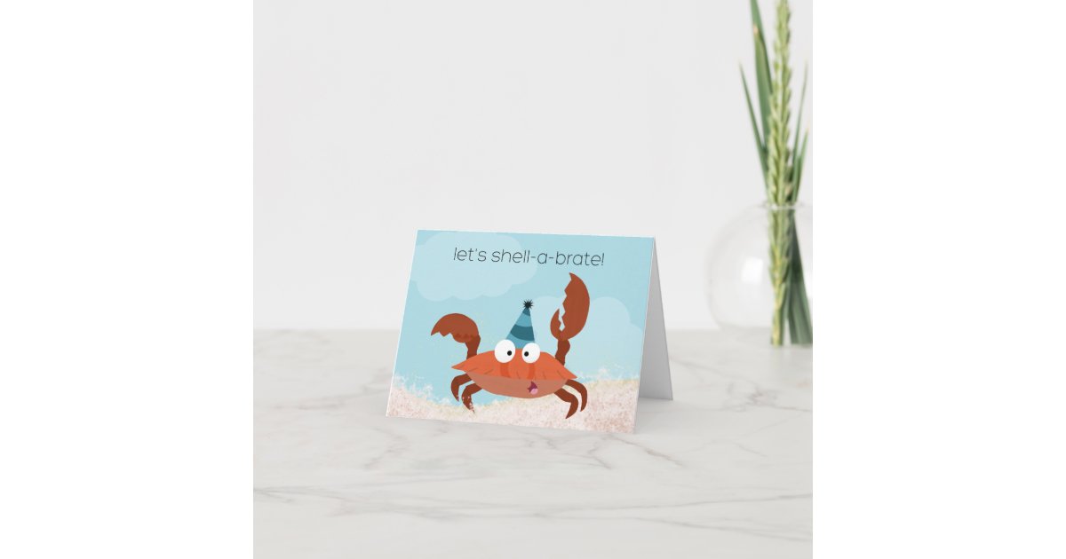 Shell-ebrate Birthday Card | Zazzle