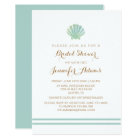 Sea Shell Beach Wedding | Traditional Invitation | Zazzle.com