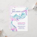 Shellabrate Mermaid Tails Wild as the Sea Birthday Invitation | Zazzle