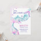 Shellabrate Mermaid Tails Wild as the Sea Birthday Invitation | Zazzle
