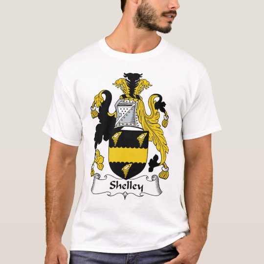 Shelley Family Crest T-Shirt | Zazzle.com