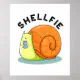 Shellfie Funny Snail Selfie Pun Poster | Zazzle