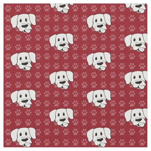 Black Labrador Tartan Scarf 2 Fabric | Zazzle