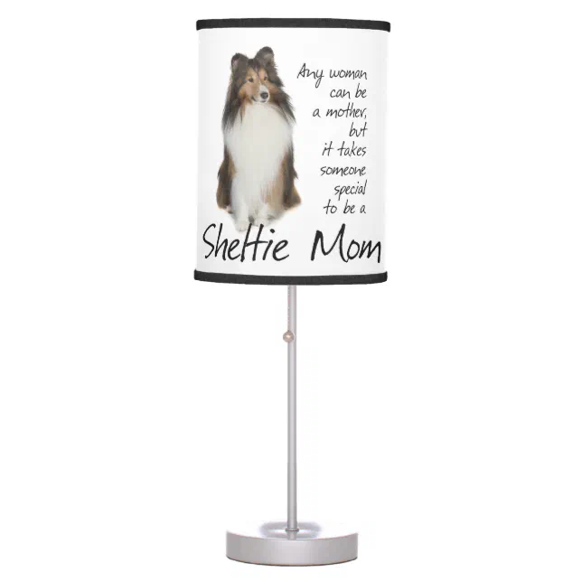 Sheltie Mom Table Lamp | Zazzle
