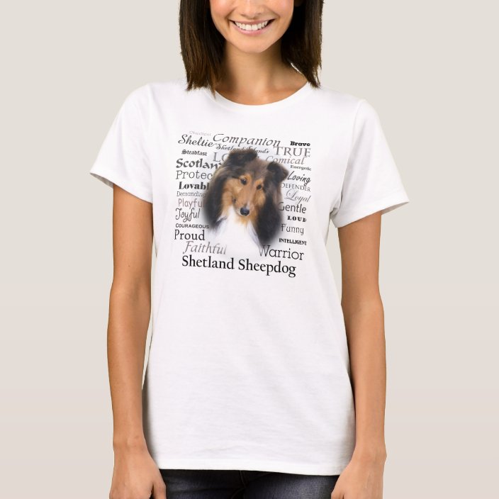 Sheltie Traits T-Shirt | Zazzle.com
