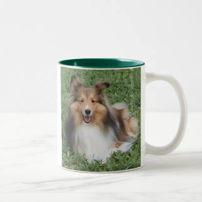 SHELTIE Two-Tone COFFEE MUG | Zazzle