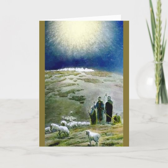 Shepherd's Watch Christmas Card | Zazzle.com