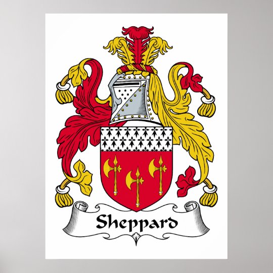 Sheppard Family Crest Poster | Zazzle.com