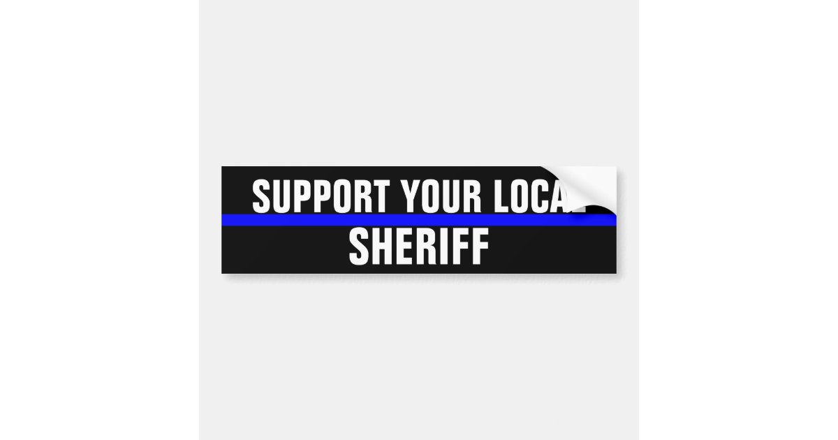 Sheriff Bumper Sticker | Zazzle
