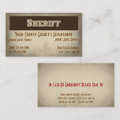Sheriff Business Card | Zazzle