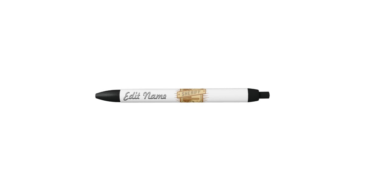 Sheriff Crest Pen | Zazzle