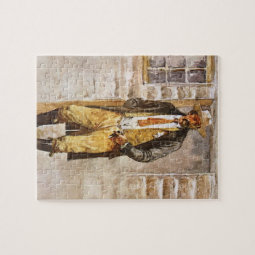Sheriff Portrait by Seltzer, Vintage West Cowboy Jigsaw Puzzle | Zazzle