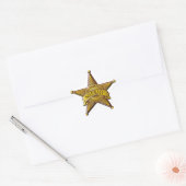 Sheriff Star Sticker | Zazzle