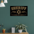 Sheriff Western Style Poster | Zazzle
