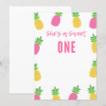 She's A Sweet ONE - 1st Birthday Party Invitation | Zazzle