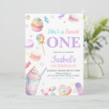 She's a Sweet One Birthday Invitation | Zazzle